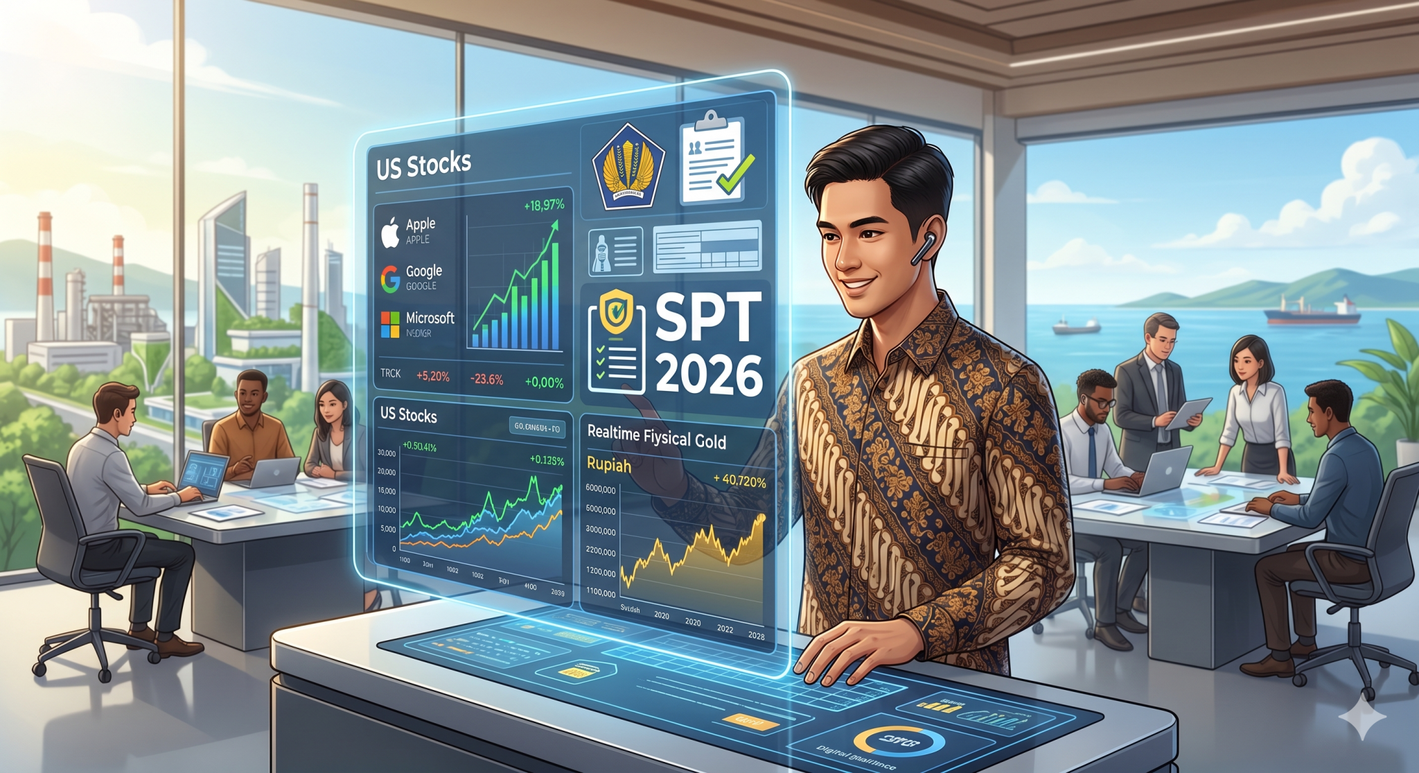 Panduan Pajak Investasi Digital 2026: Cara Lapor Saham AS & Emas di SPT ...